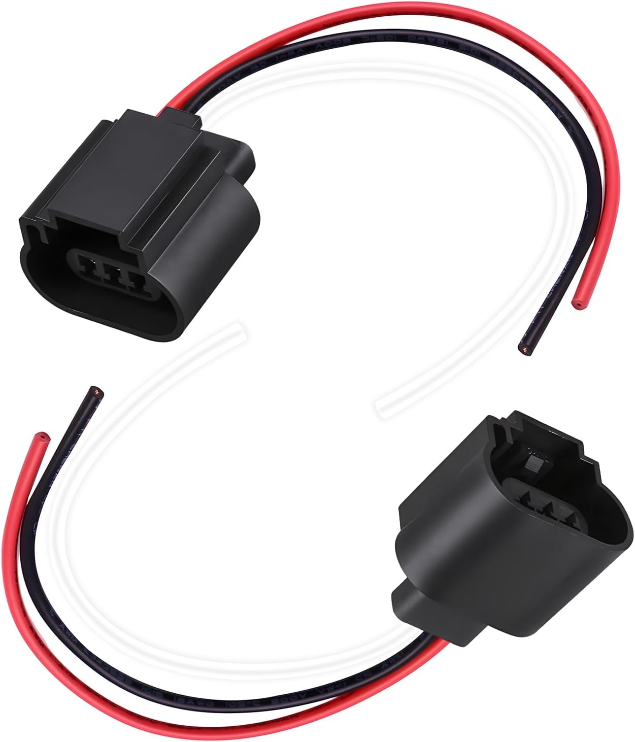 Amazon.com: QODOLSI 2 PCS Car H13/9008 Fog Light Socket with Wiring ...