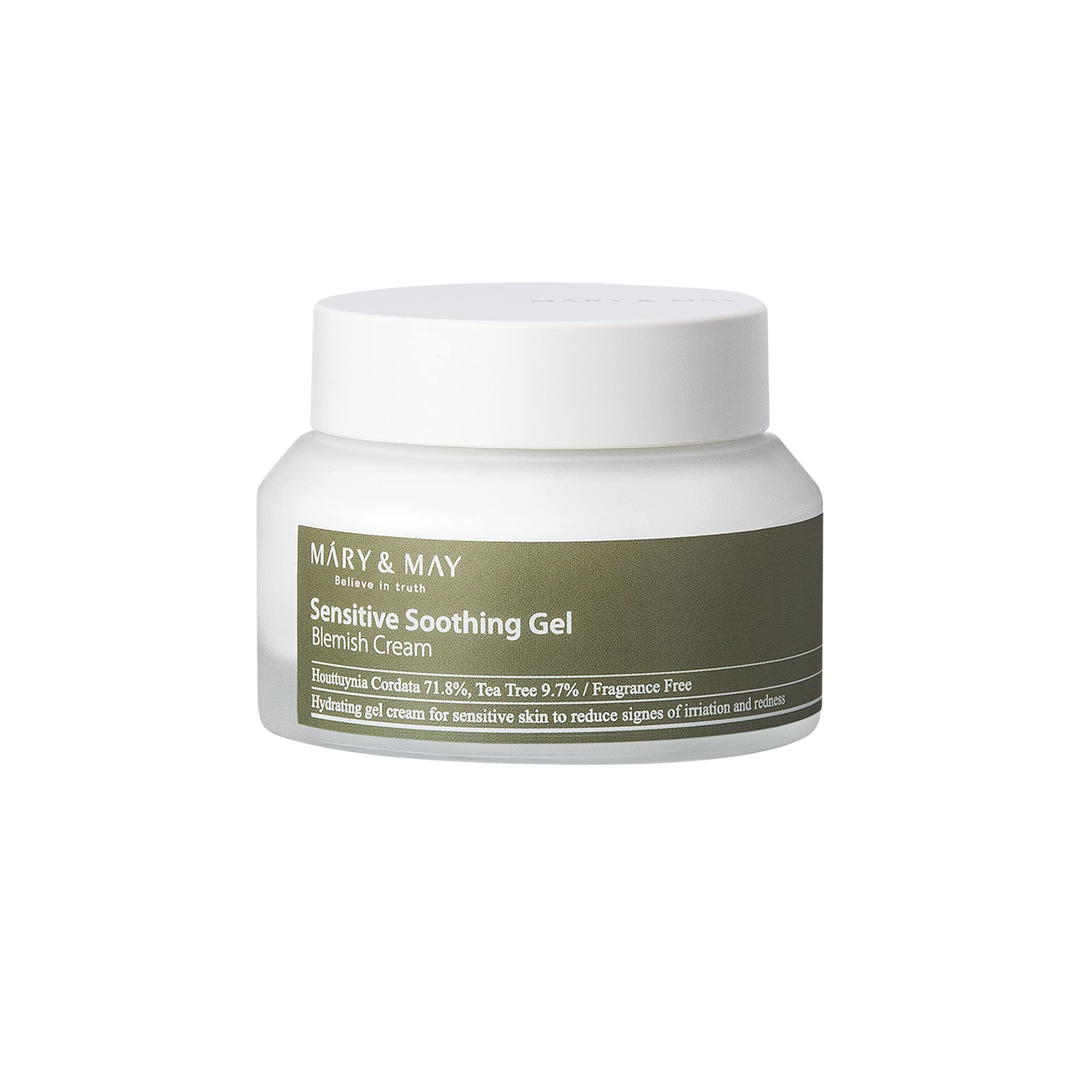 Buy [Mary&May] Sensitive Soothing Gel Blemish Cream 2.46 Fl Oz / 70g ...