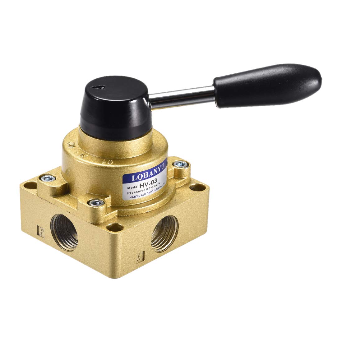 Buy sourcing Rotary Lever Hand Valve, HV-03 BSPT3/8" Female 3 Position ...