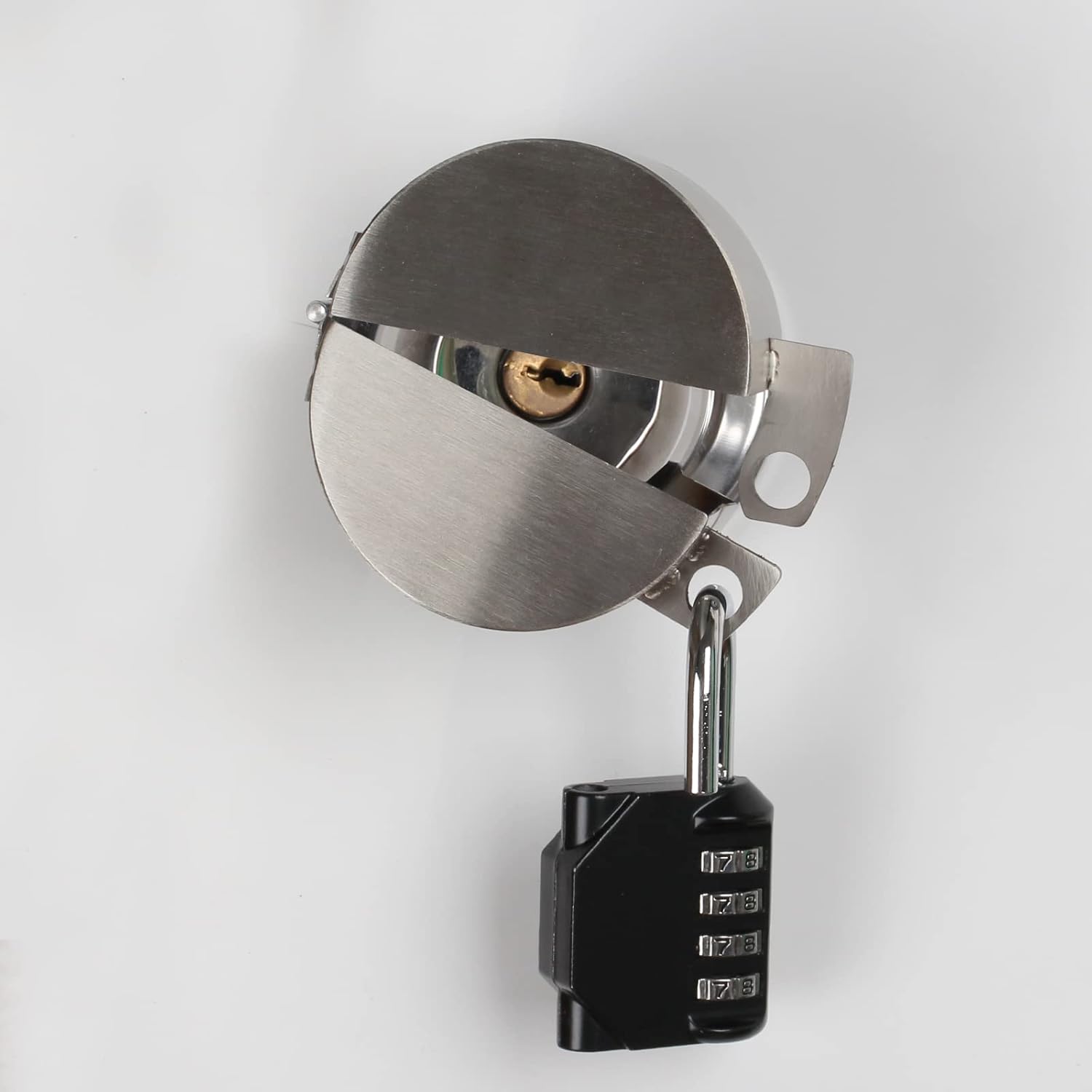 Door Handle Lock, Door Knob Lock Out Device,Cover to Disable The ...