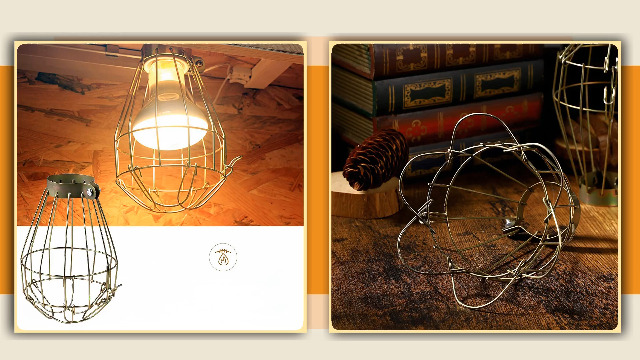 Watch 6Pcs Metal Lamp Bulb Guard Clamp Light Bulb Cage Hanging ...