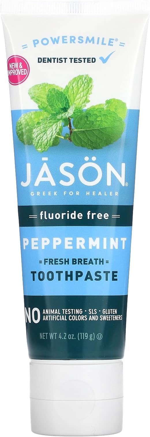 Amazon.com : JASON Natural Cosmetics Fluoride Free Powersmile ...