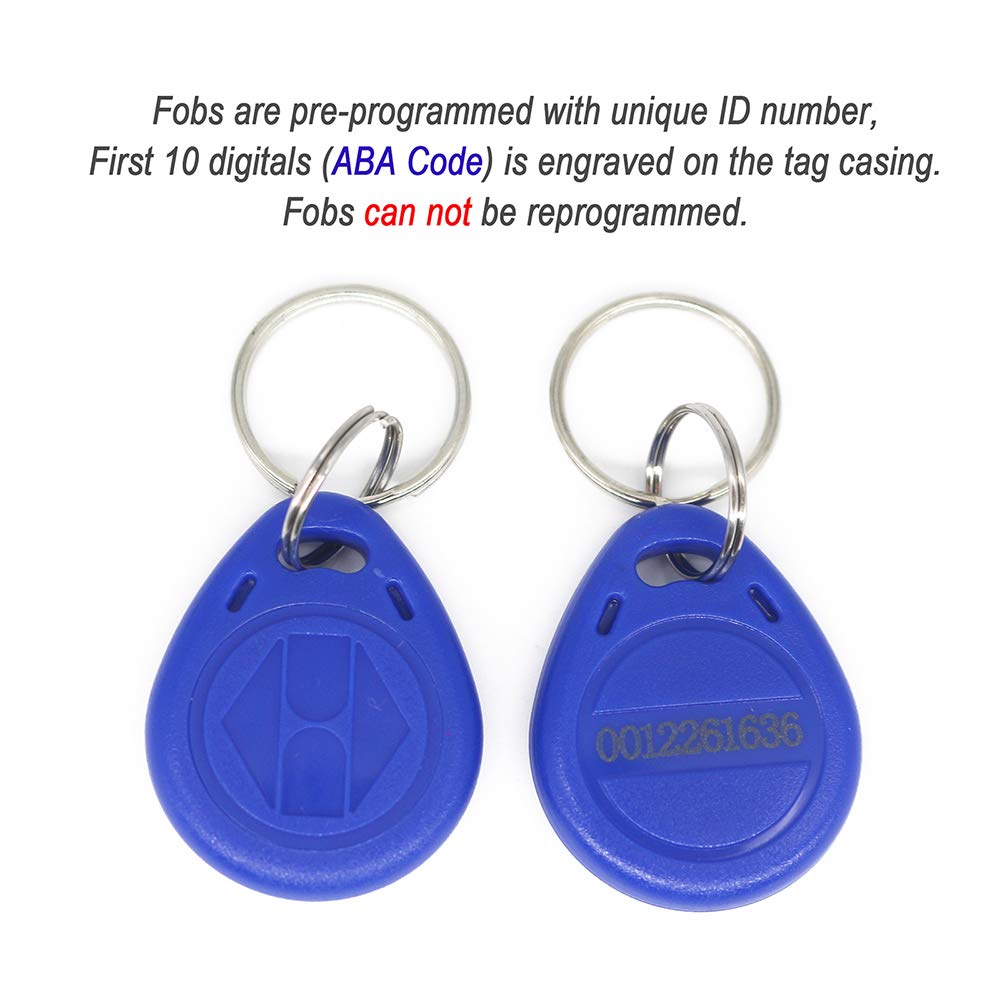 THONSEN RFID Tags 125KHz RFID Key Fob Proximity ID Card Token Tag ...