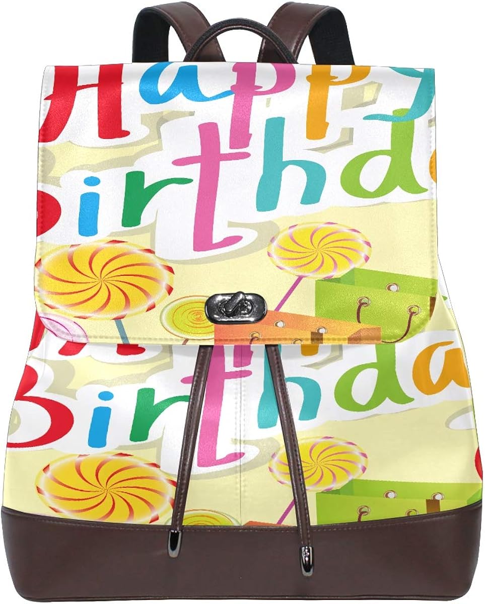 Amazon Birthday Balloons Gifts Classic Leather Backpack Leather Backpack Drawstring amazon-birthday-balloons-gifts-classic-leather-backpack-leather-backpack-drawstring