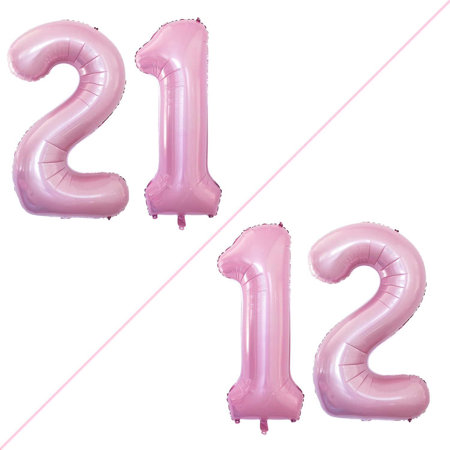Amazon.com: GOER Number 12 Balloons for 12th Birthday Sweet 12 Party ...