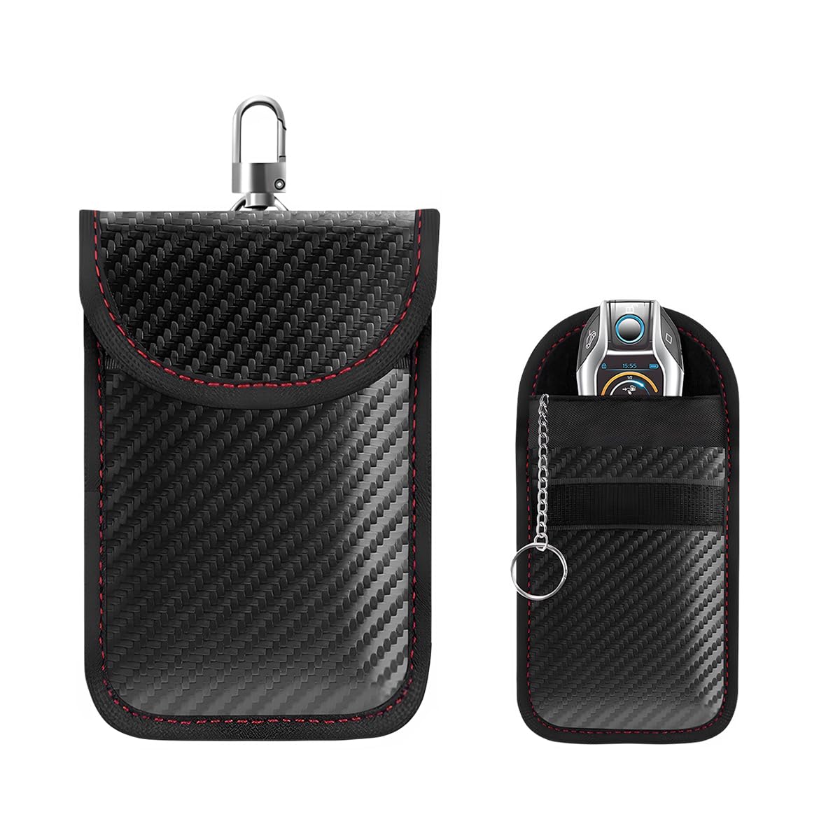 Amazon.com: Sylvil Faraday Bag, Carbon Fiber Faraday Key Fob Protector ...