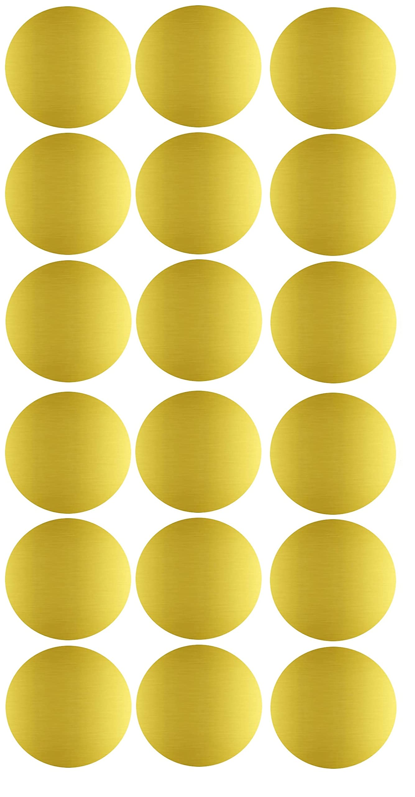 Buy True-Ally 2000 Piece Gold Color 1 Inch/25mm Round Dot Sticker Self ...
