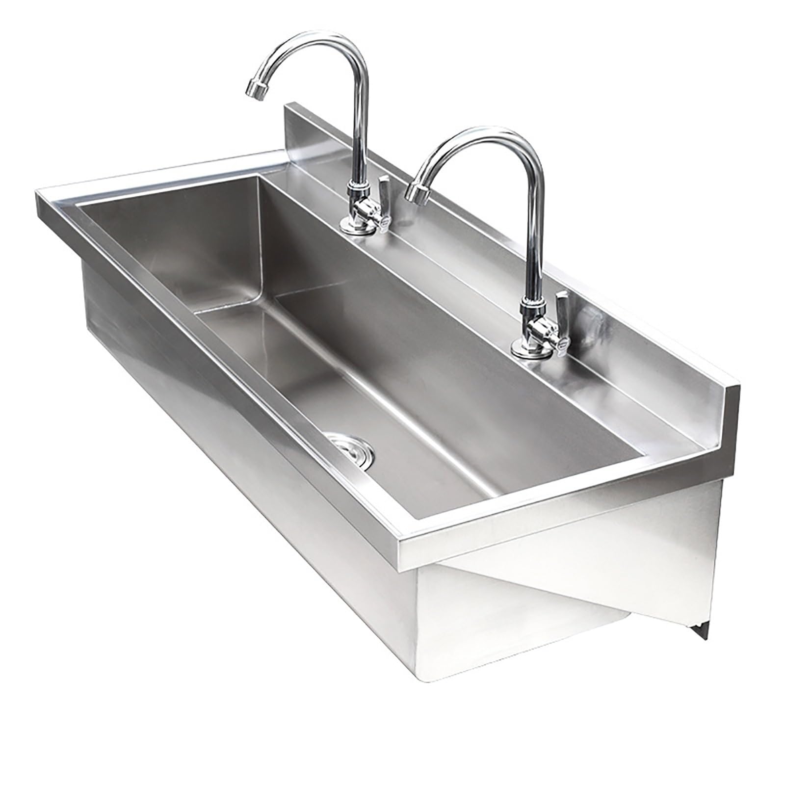 304 Stainless Steel Basin Wall Mount Utility Sink – 22" Stainless Steel ...