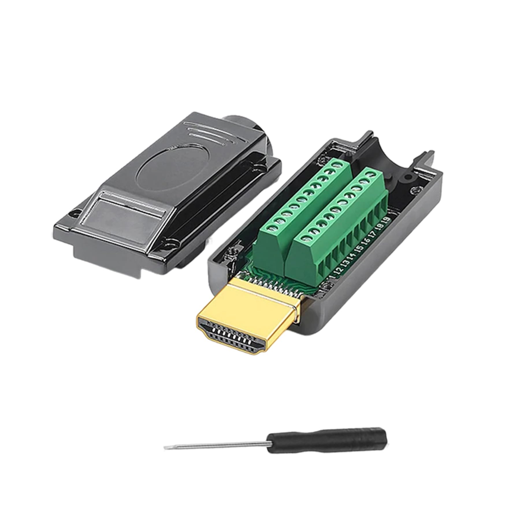Amazon.com: daier 2 Pack Metal HDMI Solderless Adapter, HDMI Repair ...