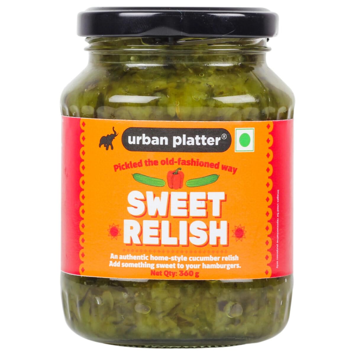 Amazon.com : Urban Platter Sweet Relish 360g [ Tart Sweet & Salty Topg for Hot Dogs & Sandwiches ...