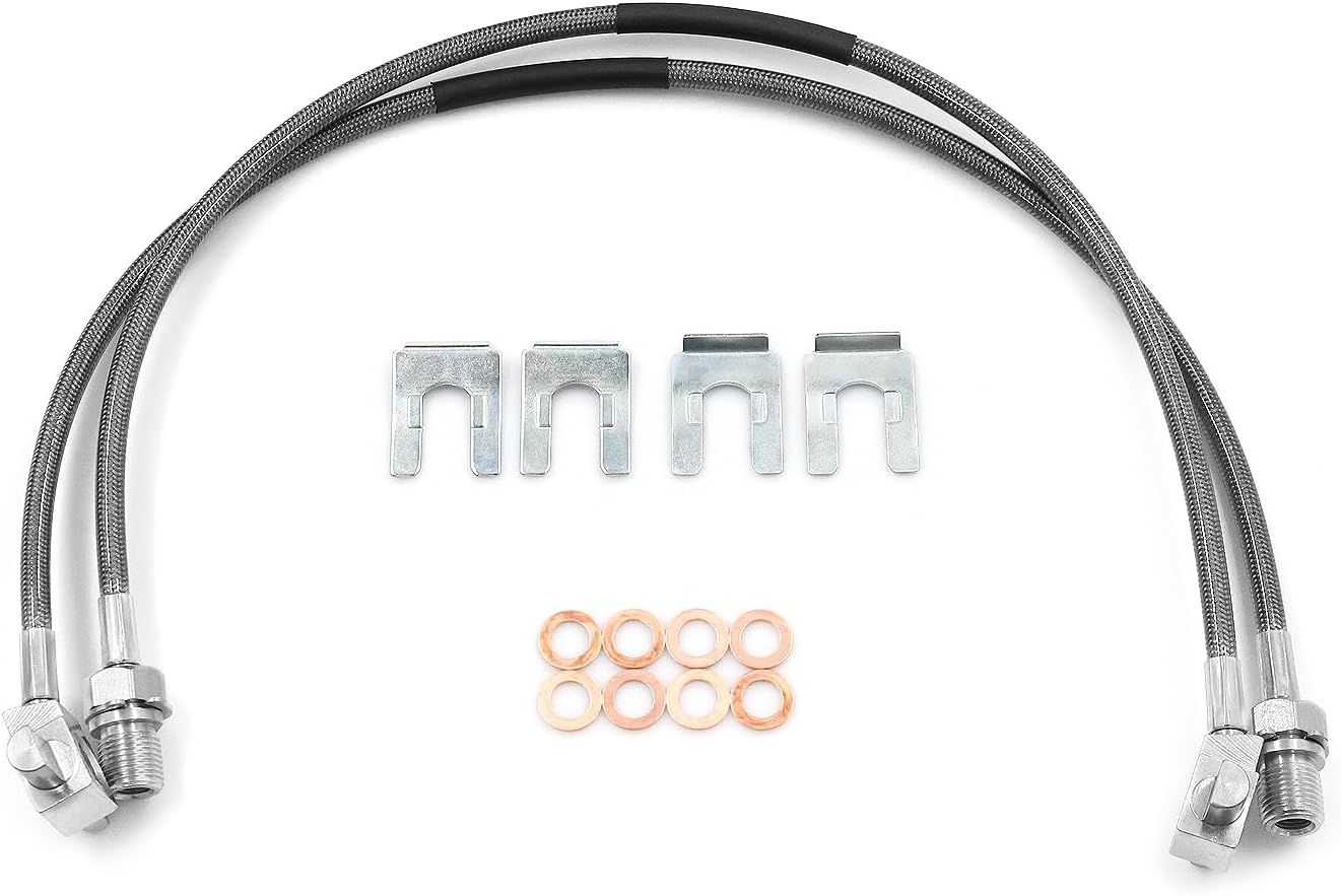 Amazon.com: 89340S 4-6" Front Stainless Brake Lines for 71-87 GMC C15 ...