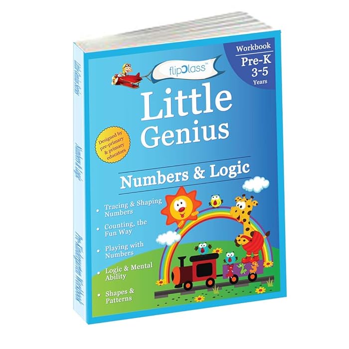 Buy Numbers & Logic: Pre Kindergarten Workbook (Little Genius Series ...