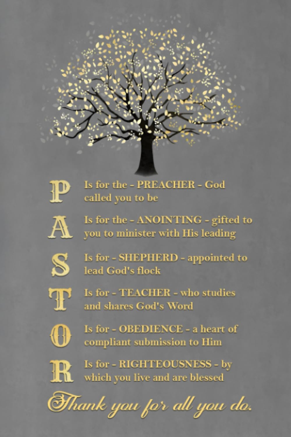 Pastor Definition Notebook: Appreciation Notebook With 100 Lined Pages ...