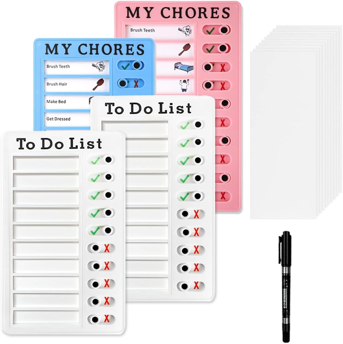 Memo Plastic Board Checklist Board Message Board RV Checklist Slider ...