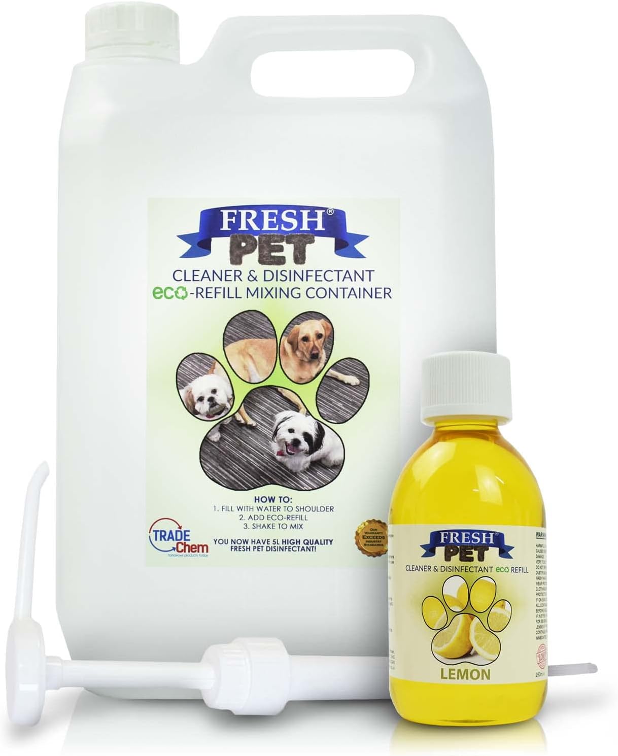 Trade Chemicals Fresh Pet eco-Refill Kennel Disinfectant 250ml w/Empty ...