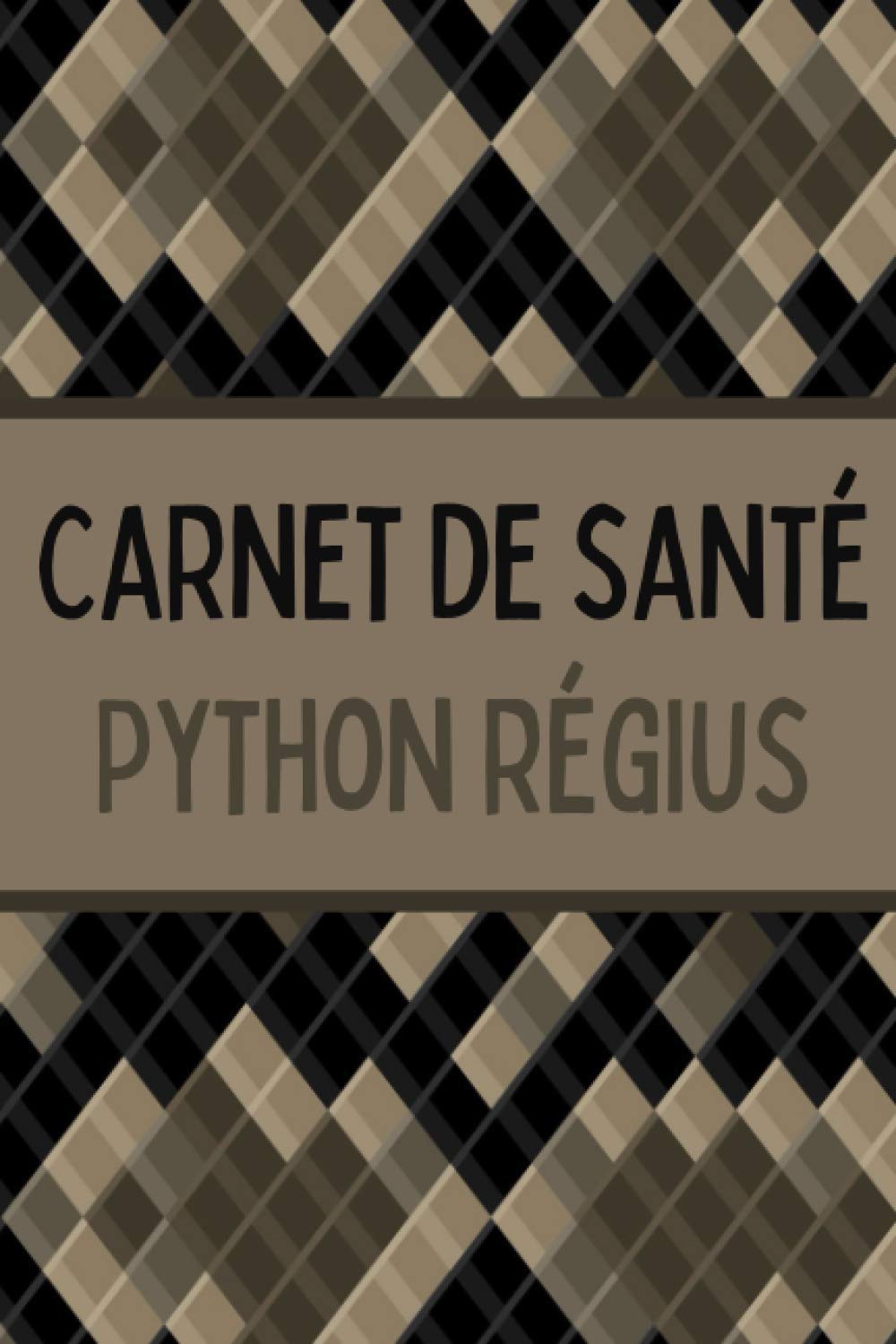 Buy Carnet de santé Python Régius: Cahier de suivi pour python royal - Fiches à remplir - Fiche ...