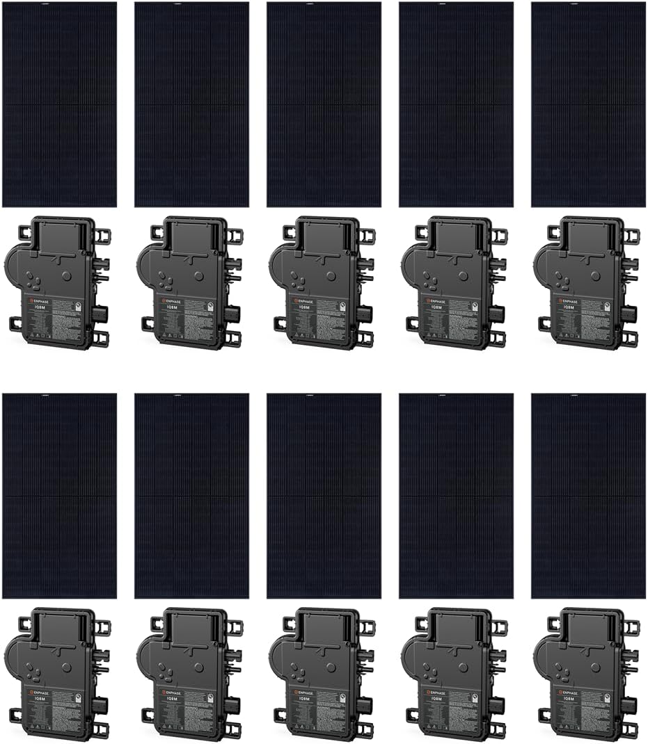 Amazon.com: H-Pro Premium 4000 Watt Complete Home Solar Kit - (10) 400W ...