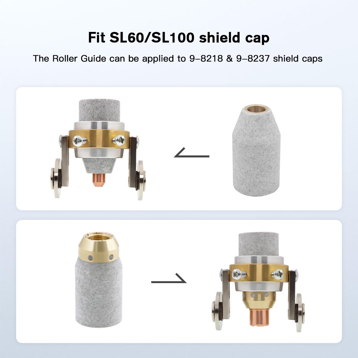 Snapklik.com : WeldingStop 9-8291 SL60 Roller Guide Fit 9-8218 & 9-8237 ...