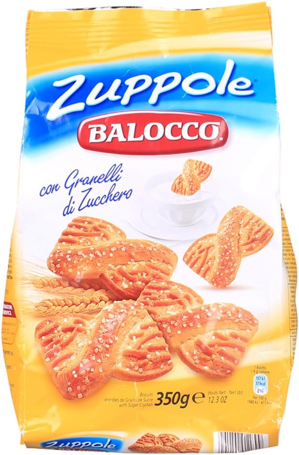 Balocco Zuppole Milk Biscuits 350g : Amazon.co.uk: Grocery