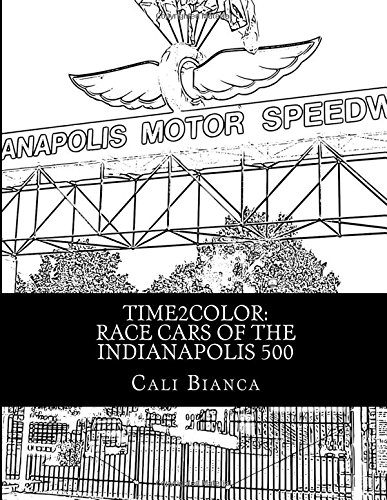 Amazon.com: Time2color: a History of Indy Cars: An Adult Coloring Book ...