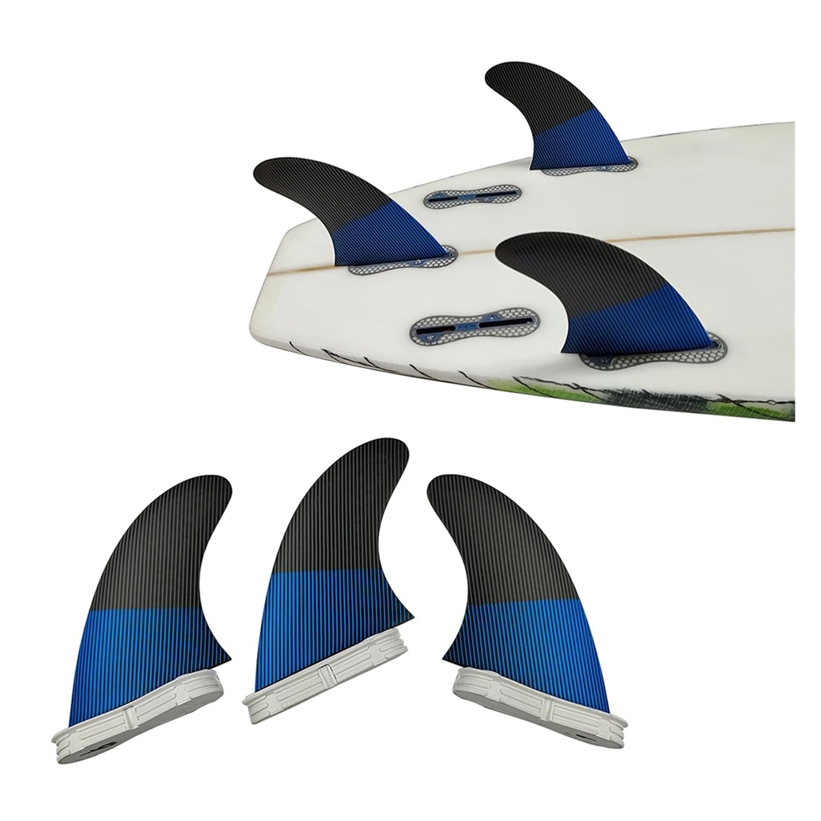 Honeycomb Fiberglass Surf Fins Fiberglass Honeycomb Surfboard Fin Set ...