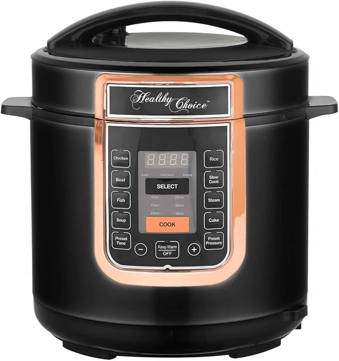 Healthy Choice 6L Electric Slow/Pressure Cooker – 1000W, Digital ...