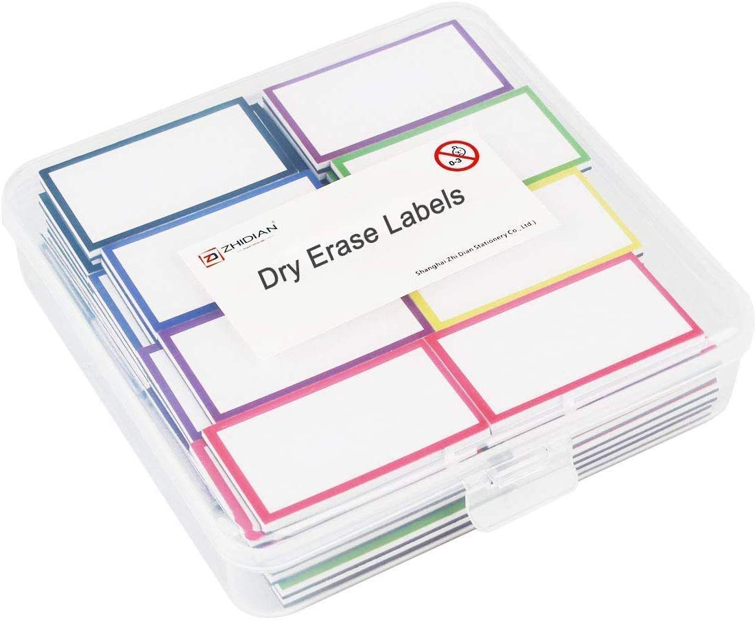Snapklik.com : 72 Pcs Magnetic Dry Erase Cards 2.1"x1.2",Reusable Small ...