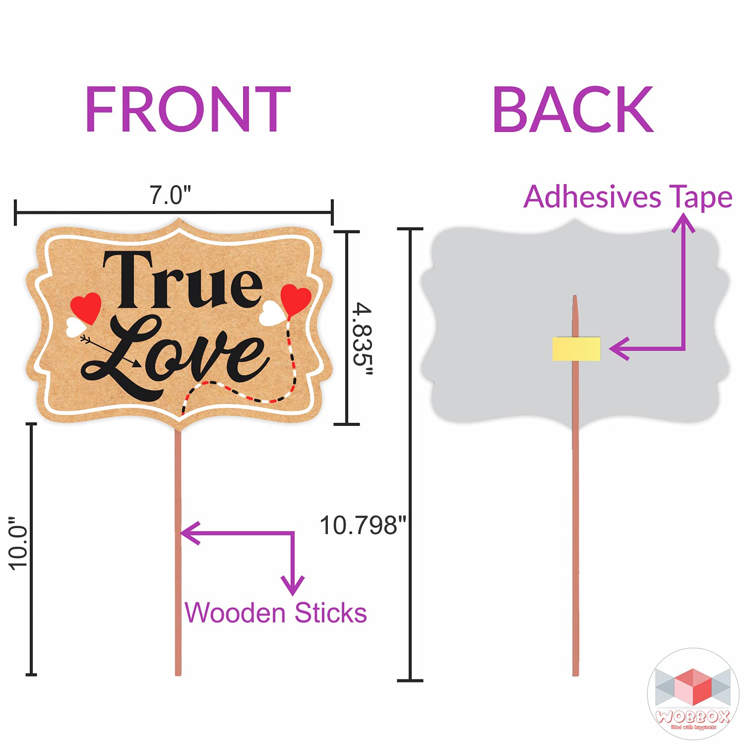 Buy Wobbox Pre Wedding Props for Photoshoot for Couple, Wedding Photo ...