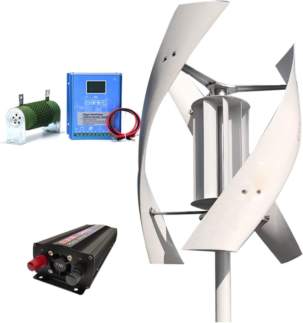Amazon.com: QAZNHODDS 8000W Vertical Axis Maglev Wind Turbine Energy ...