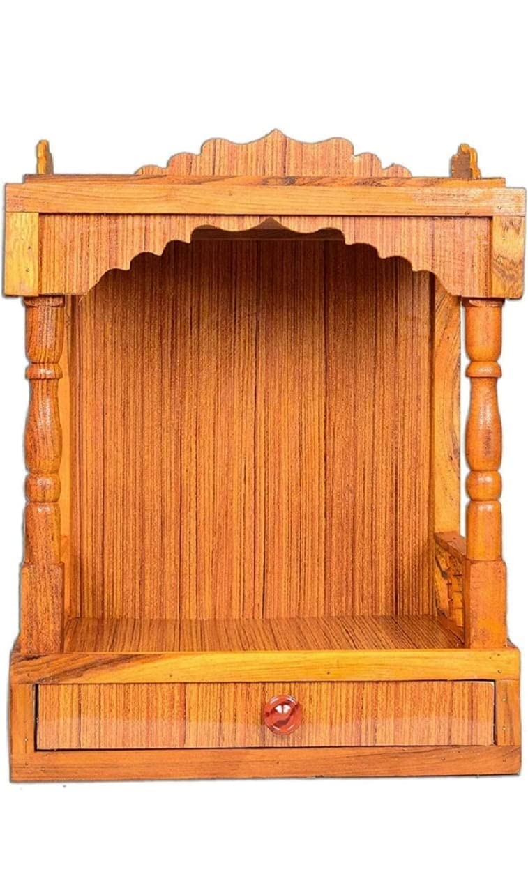 ASSL Temple for Home God Stand for Pooja Room Mandir Wood Devghar Stand ...