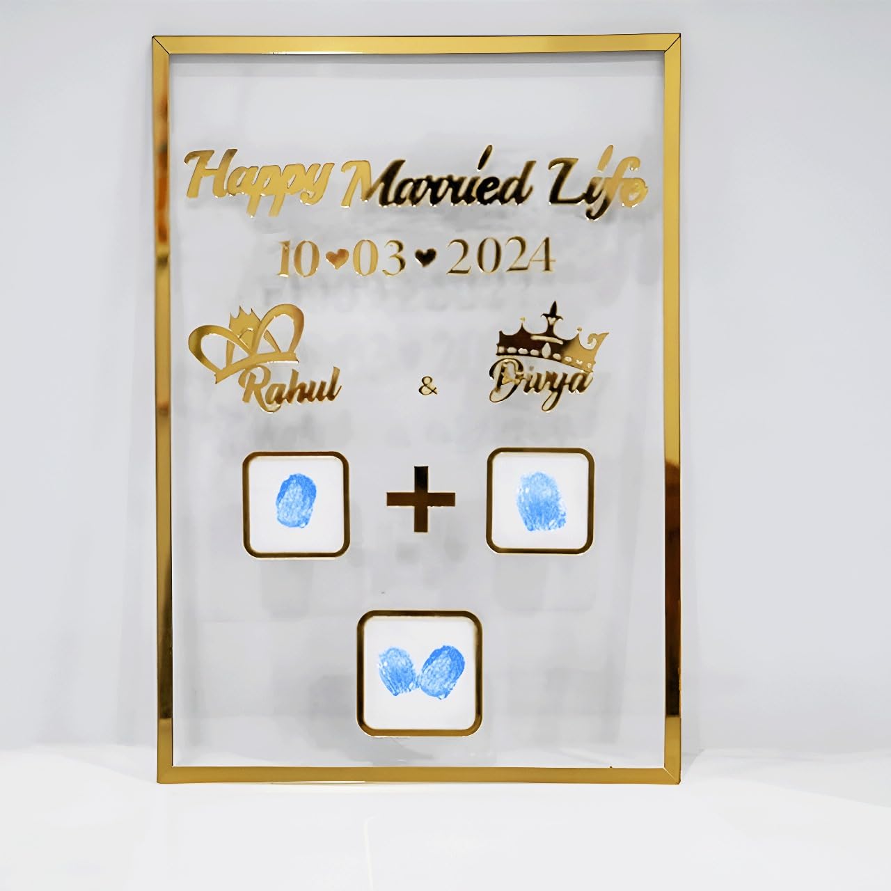 Vectopic Personalized NIKAH NAMA Thumb Print Wedding Gift Custom Name ...