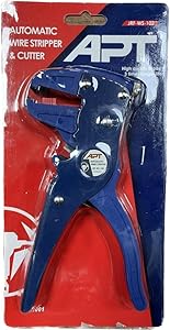 APT HT Automatic Wire Stripper & Cutter - Model JRF-WS-102. Steel Blade, Ideal for Quickly ...