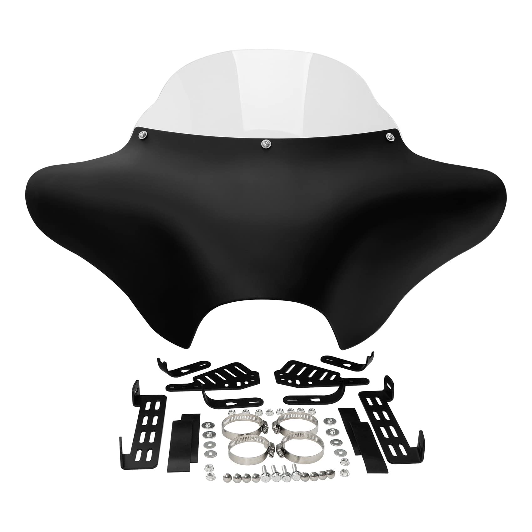 Amazon.com: Green-L Universal Batwing Fairing with Windscreen ...