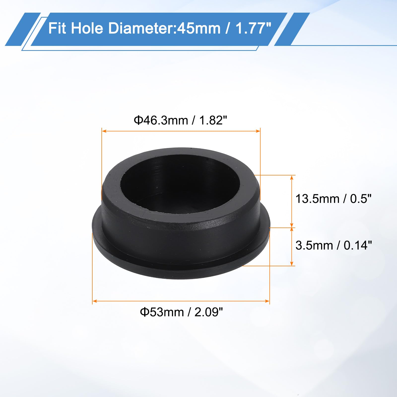 Snapklik.com : Uxcell Silicone Hole Plug, Waterproof Round Rubber ...