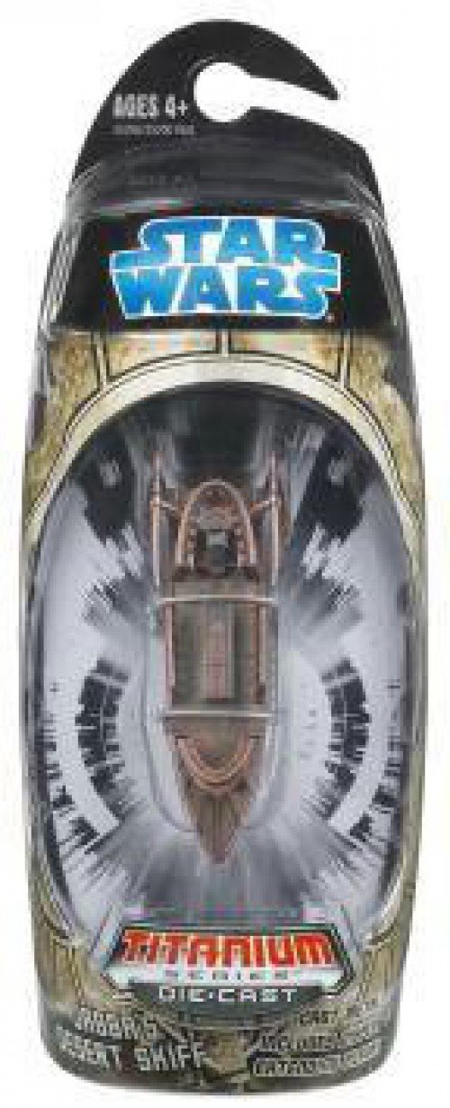 Amazon.com: Star Wars Titanium Series 2008 Diecast Mini Tatooine Skiff ...