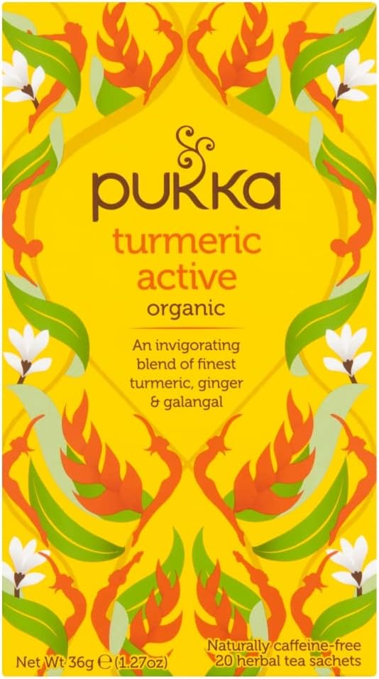 Pukka Turmeric Active Tea 36g 20ea : Amazon.co.uk: Grocery