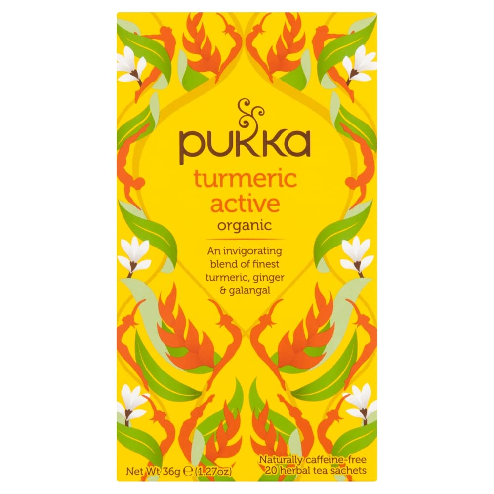 Pukka Turmeric Active Organic Tea 20 sachets : Amazon.in: Grocery ...