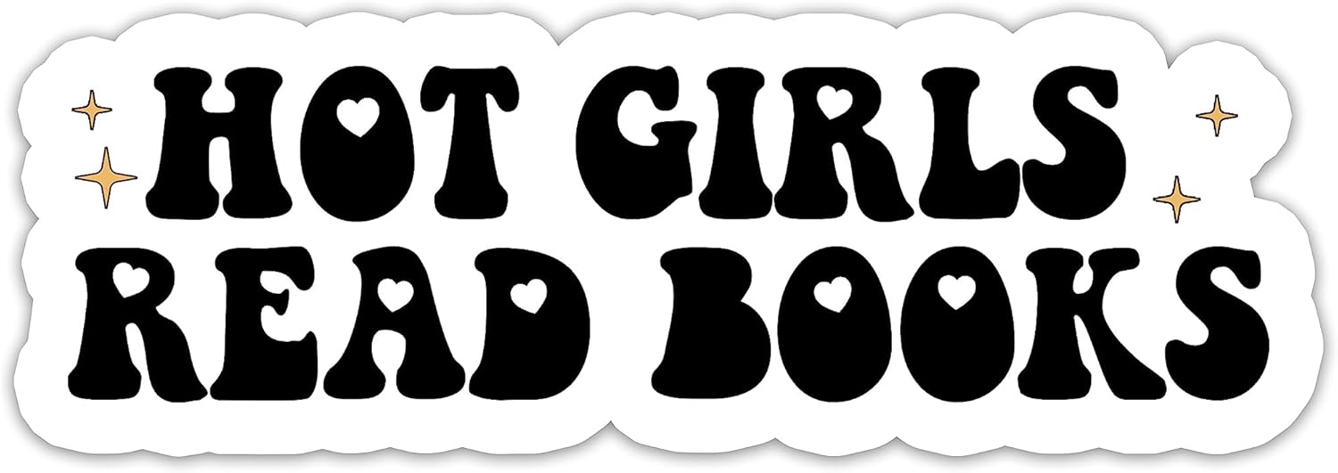 Amazon.com: 314PI Hot Girls Read Books Sticker - Smut & Bookish ...