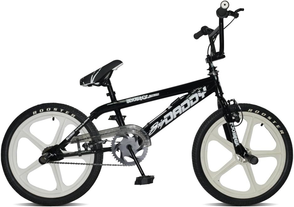 Rooster Big Daddy Mag 2011 Boy's BMX Bike - Black/White, 20 Inch ...