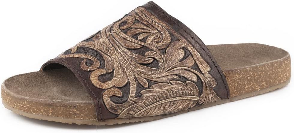 Amazon.com | ROPER Women's Destiny Sandals Brown 9 M US | Flats