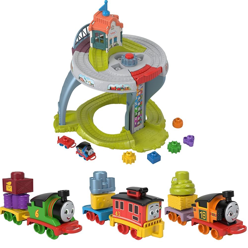 Amazon.com: Bundle of Thomas & Friends My First Train Table with Track ...