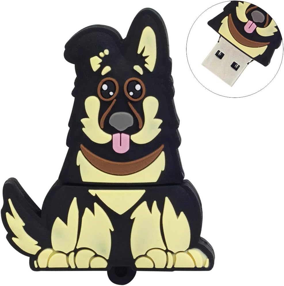 Amazon.com: LEIZHAN Cute USB Flash Drive 16GB Cartoon Dog Pendrive ...