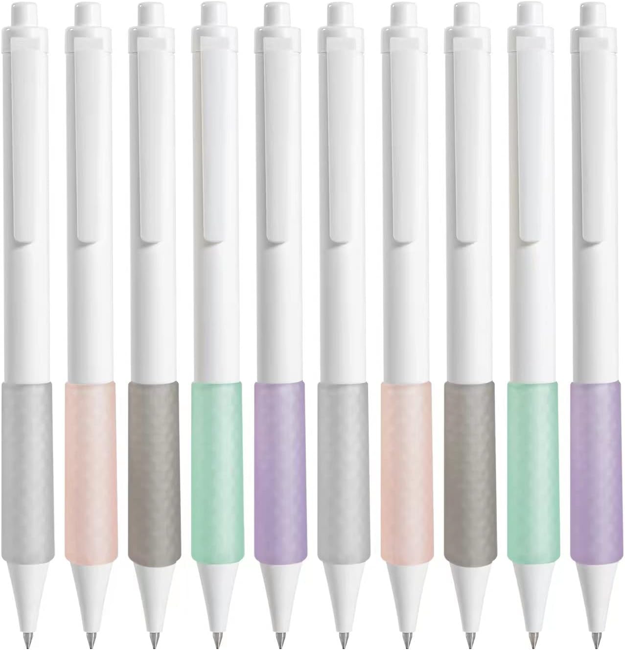 Amazon.com: ZRE Click Silent Gel Pens Fine Point Smooth Writing Pens ...