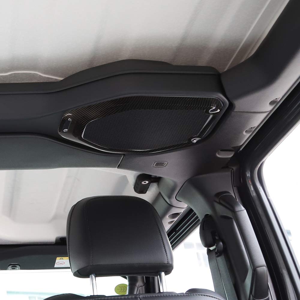 Snapklik.com : Car Top Roof Speaker Frame Trim Cover For 2018-2023 Jeep ...