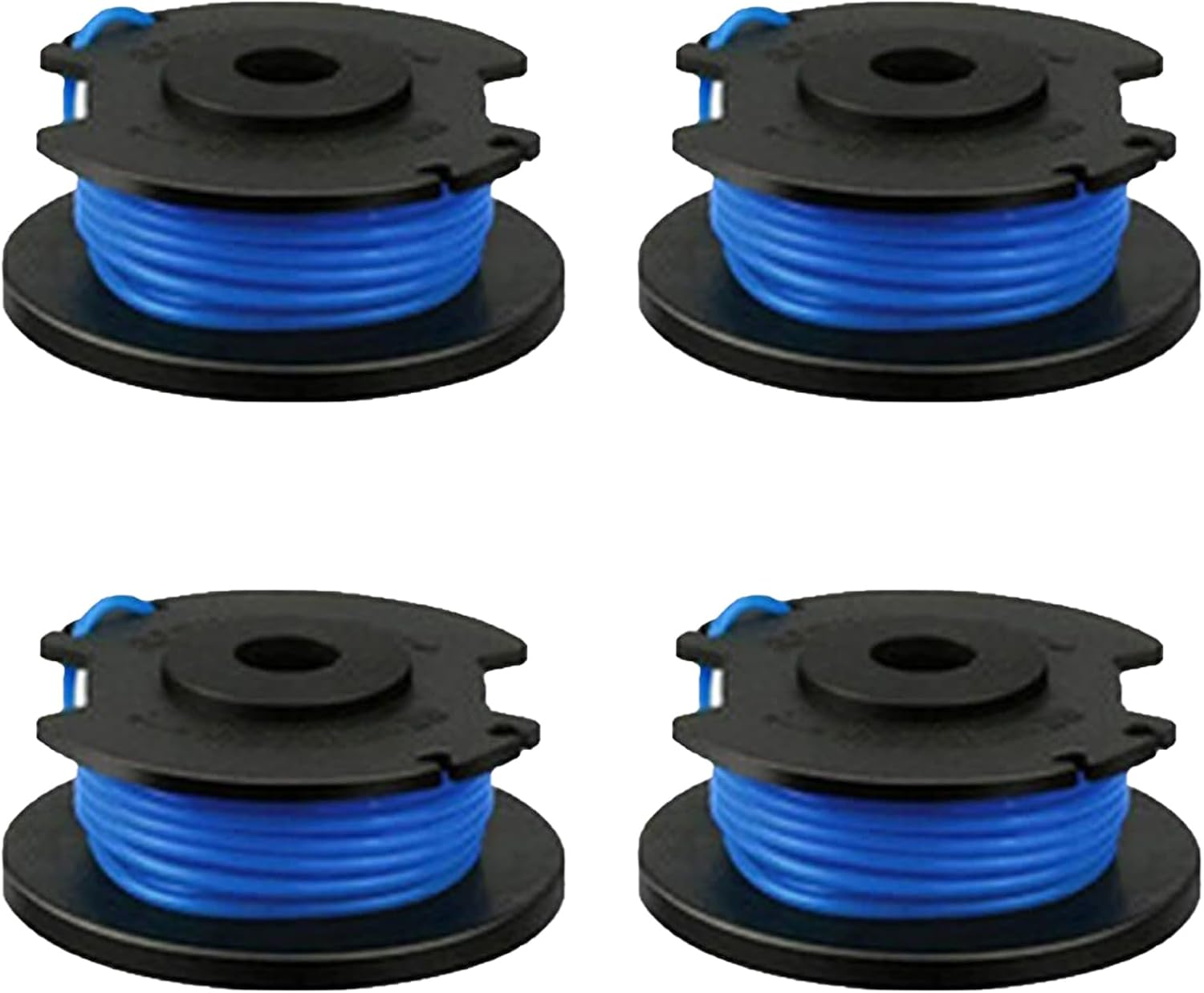 4 Pcs of Blue Nylon Rope Spool Strimmer Spool for Ryobi, String Trimmer ...