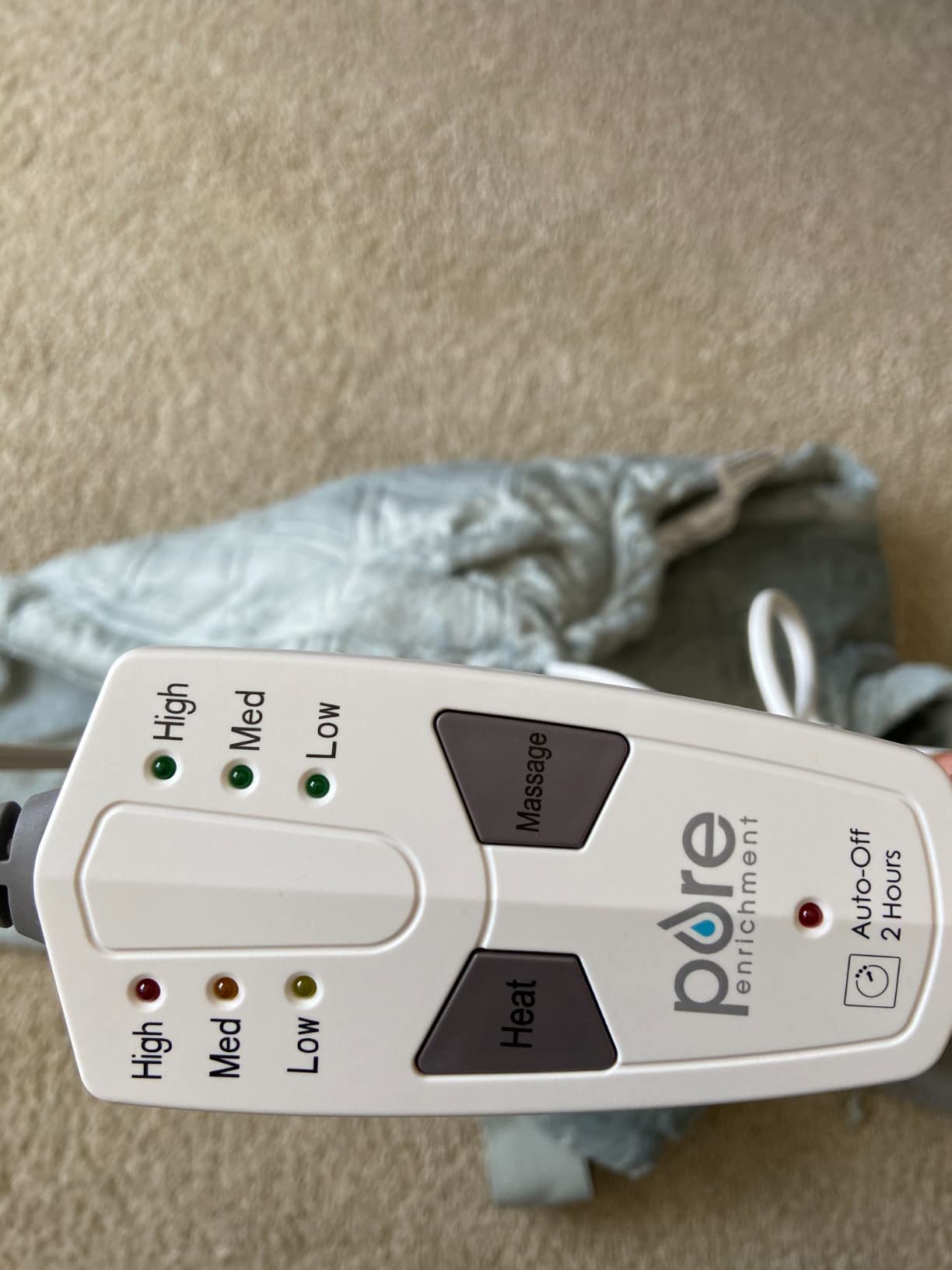 Amazon.com: Pure Enrichment® WeightedWarmth™ 3-in-1 Back & Neck Heating Pad - 3 Heat Settings, 3 ...