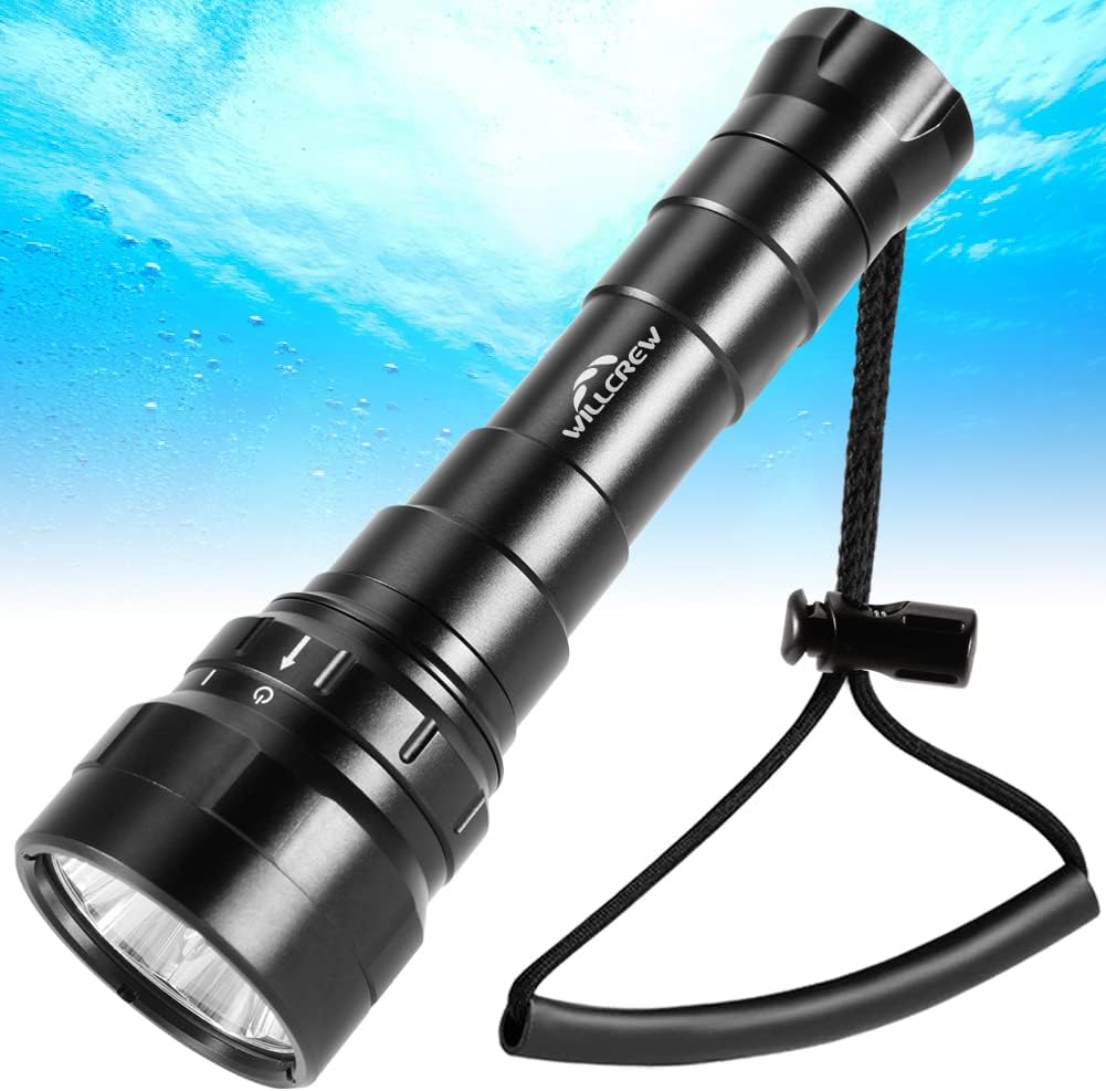 Amazon.com: NUCWO 800000 Lumens Diving Flashlight XHP70 Super Bright ...