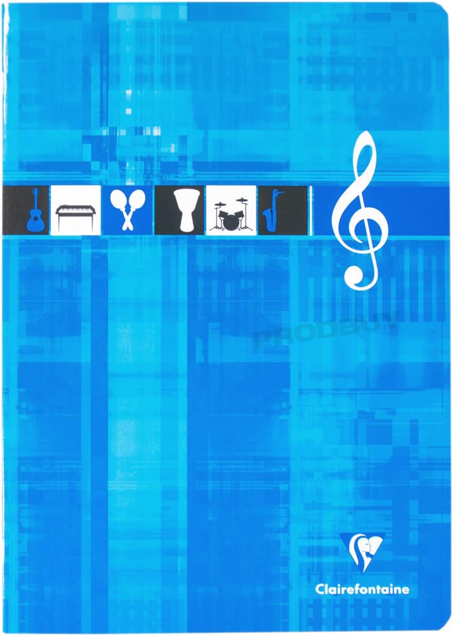 A4 Music Sheet Notebook 10 Stave 48 Page Paper Blank Notation Pad Song ...