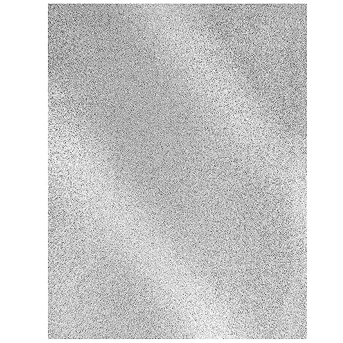 Snapklik.com : Heavyweight Silver Glitter Cardstock Paper, 50 Sheets