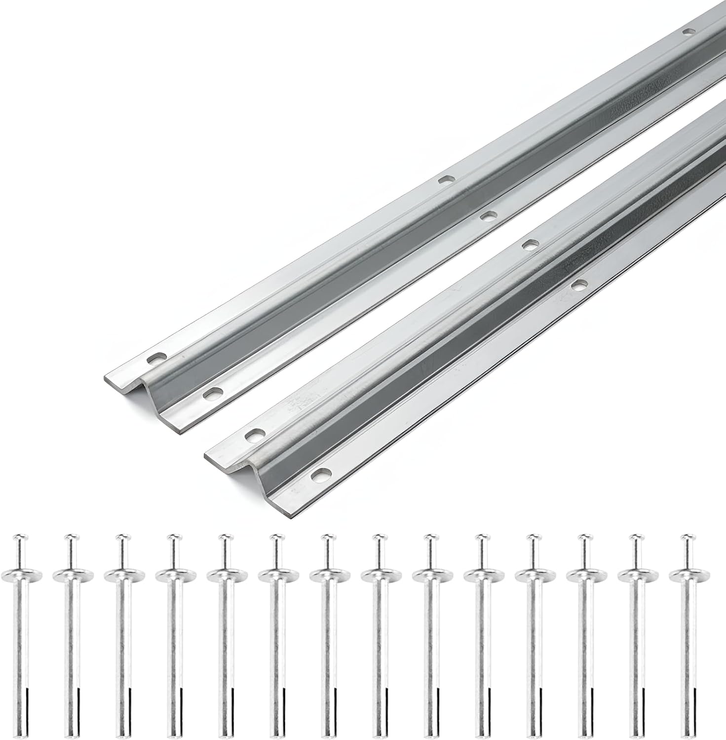 Amazon.com: 8Ft Heavy Duty Inverted V-Track (4FT×2),for 1" Od V-Groove ...